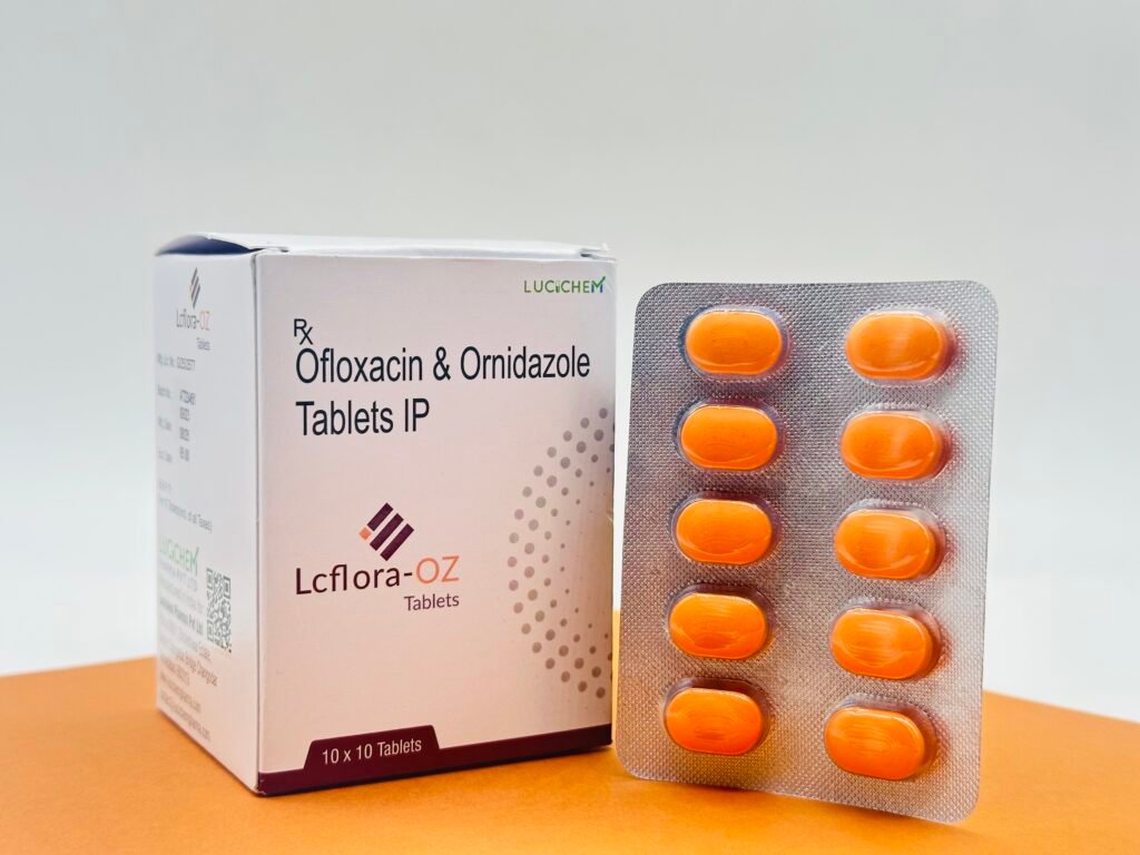 Ofloxacin 200mg & Ornidazole 500mg tablet Manufacturer | Supplier | PCD ...